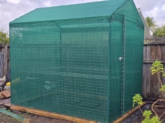 H60 Shade House 1.8mW x 2.175H x 3.0mD – peters glen shadehouses