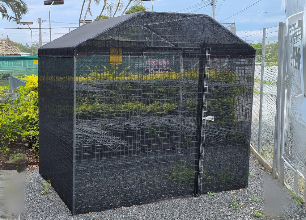 L40 Shade House 2.4mW x 2.4mH x 1.5mD – peters glen shadehouses